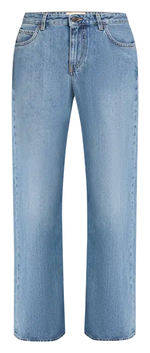 THE ROW Eglitta Straight Leg Jeans - Light Indigo