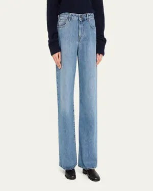 THE ROW Eglitta Straight Leg Jeans