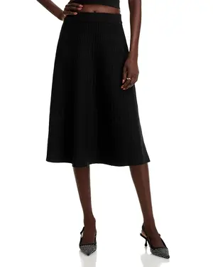 NANCY YANG Knit Skirt - Black