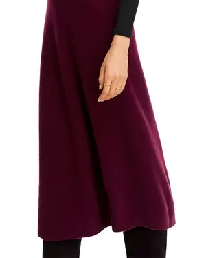 Bloomingdale'S Midi Skirt - Heather Burgundy
