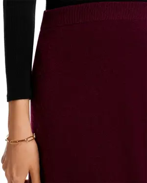 Bloomingdale'S Midi Skirt - Heather Burgundy