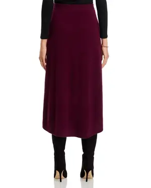 Bloomingdale'S Midi Skirt - Heather Burgundy