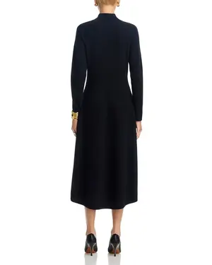 Bloomingdale'S Mock Neck Dress