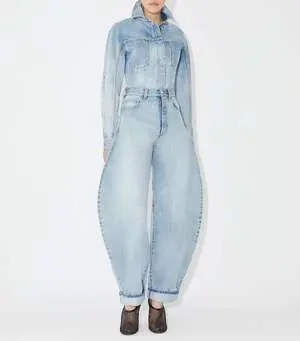 Alaïa High-rise Round Jeans