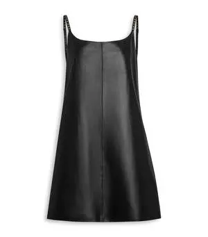 Alaïa Leather Mini Dress
