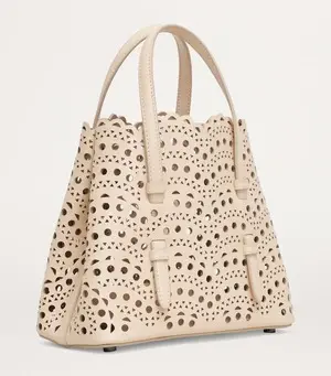 Alaïa Leather Mina 20 Top-handle Bag