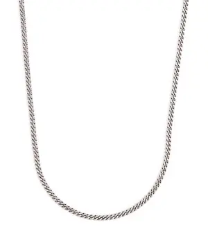 Tom Wood Curb M Chain Necklace - Silver