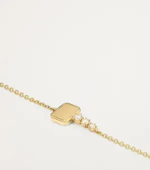 JADE TRAU Yellow And Diamond Mini Catherine Key Bracelet