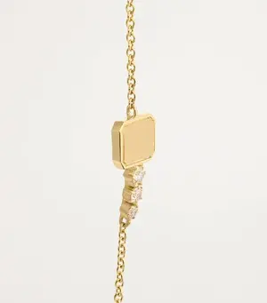 JADE TRAU Yellow And Diamond Mini Catherine Key Bracelet