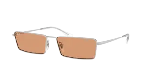 Ray-ban Ray-Ban Rectangle Frame Sunglasses Orange
