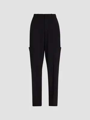 Lapointe Matte Crepe Cargo Trousers