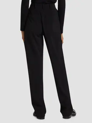 Lapointe Matte Crepe Cargo Trousers