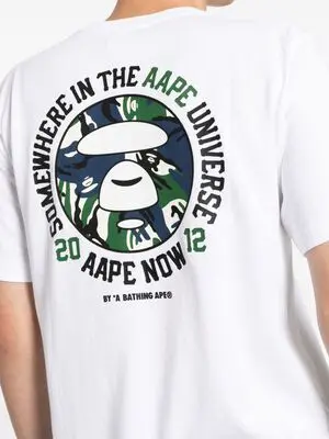 AAPE BY *A BATHING APE Graphic-print Cotton T-shirt