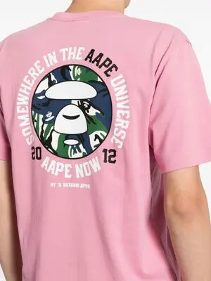 AAPE BY *A BATHING APE Graphic-print Cotton T-shirt
