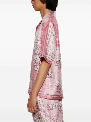 Amiri Bandana Floral Bowling Shirt