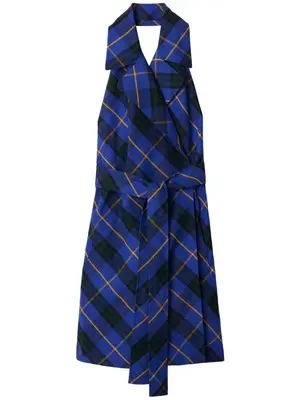 Burberry Check Linen Dress