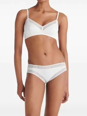 ERES Madeleine Graphic Triangle Bra - White
