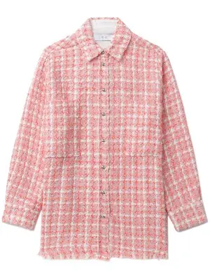 IRO PARIS Plaid Tweed Shirt