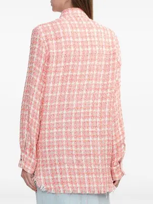 IRO PARIS Plaid Tweed Shirt