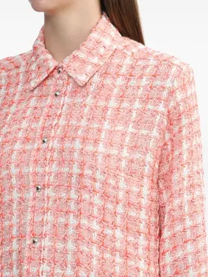 IRO PARIS Plaid Tweed Shirt