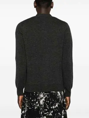 Play Comme Des Garcon Heart-patch Wool Cardigan