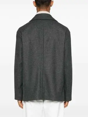 HEVO Trani Pea Coat - Grey