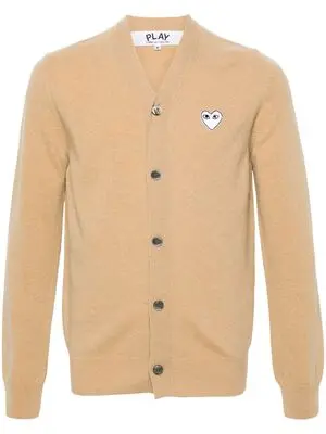 Play Comme Des Garcon Color Blocked Cardigans For Men