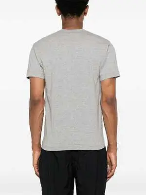 Play Comme Des Garcon Double Heart Patch T-shirt - Grey