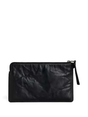 Zadig&Voltaire Angel Wings Leather Clutch - Black