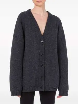 Moschino Virgin Wool V-neck Cardigan
