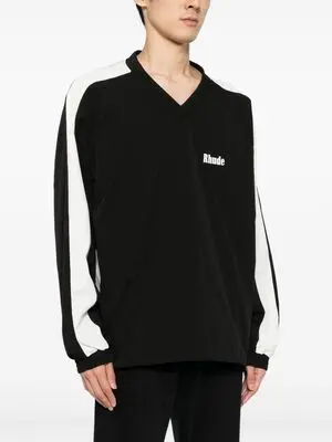 Rhude Raven Sweatshirt With Colorblock Design - Black