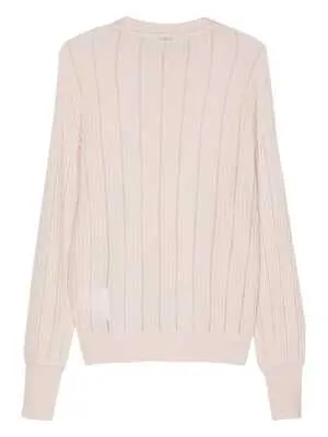 Kiton Pointelle-trim Sweater - Neutrals