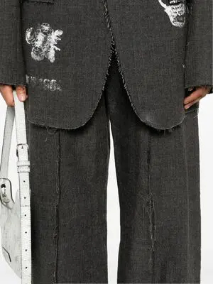 R13 Exposed Seams Trousers