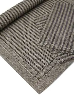 Brunello Cucinelli Placemat And Napkin Set - Grey