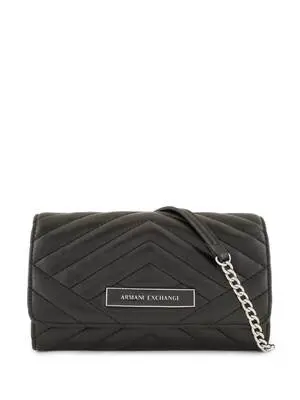 Armani Exchange Logo Wallet - Black