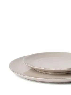 Brunello Cucinelli Ceramic Dining Plates - Brown