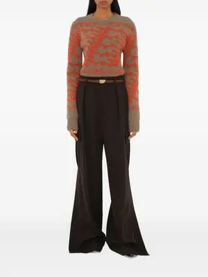 Burberry Cropped Fox Jumper