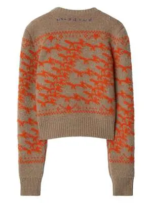 Burberry Cropped Fox Jumper