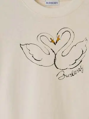 Burberry Swan Cotton T-shirt