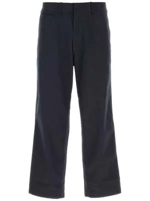 Nanamica Concealed-fastening Straight Trousers - Blue
