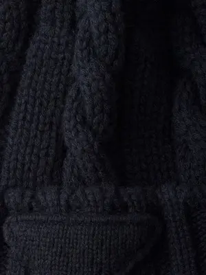 Prada Cashmere Beanie - Blue