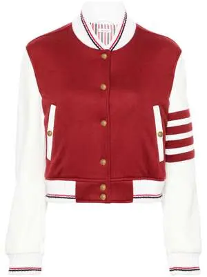Thom Browne 4-bar Stripes Varsity Jacket
