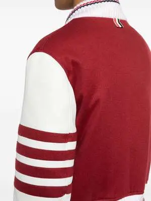 Thom Browne 4-bar Stripes Varsity Jacket