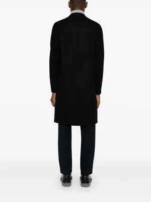 Harris Wharf London Cashmere Pea Coat - Black