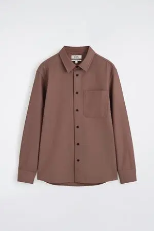 Cos Relaxed Twill Shirt - Pink