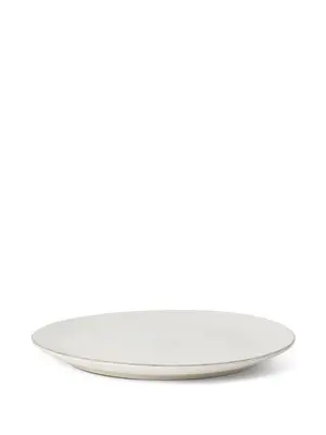 Brunello Cucinelli Logo-engraved Ceramic Plate - White