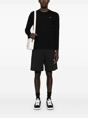 Play Comme Des Garcon Heart Patch T-shirt - Black