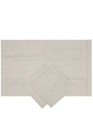 Brunello Cucinelli Placemat And Napkin Set - Neutrals
