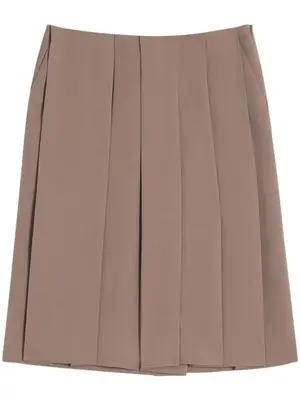 LANVIN Pleated Culotte Shorts