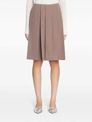 LANVIN Pleated Culotte Shorts